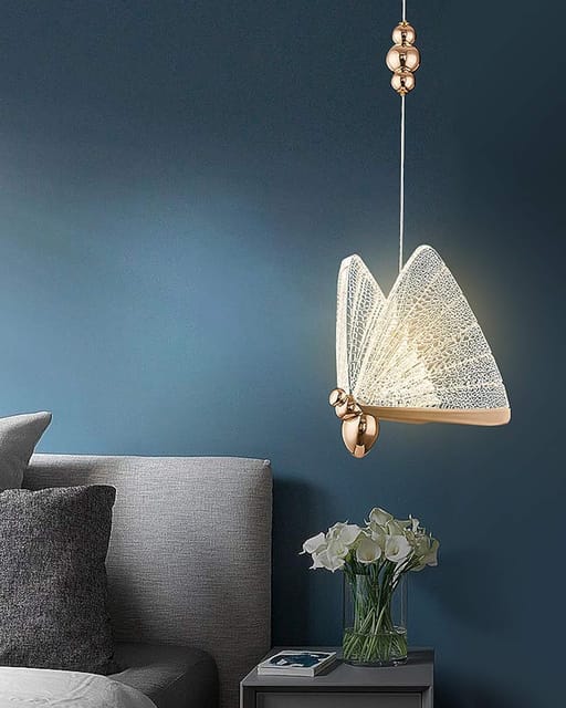 Elegant Butterfly Pendant Light - Whimsical Home Decor